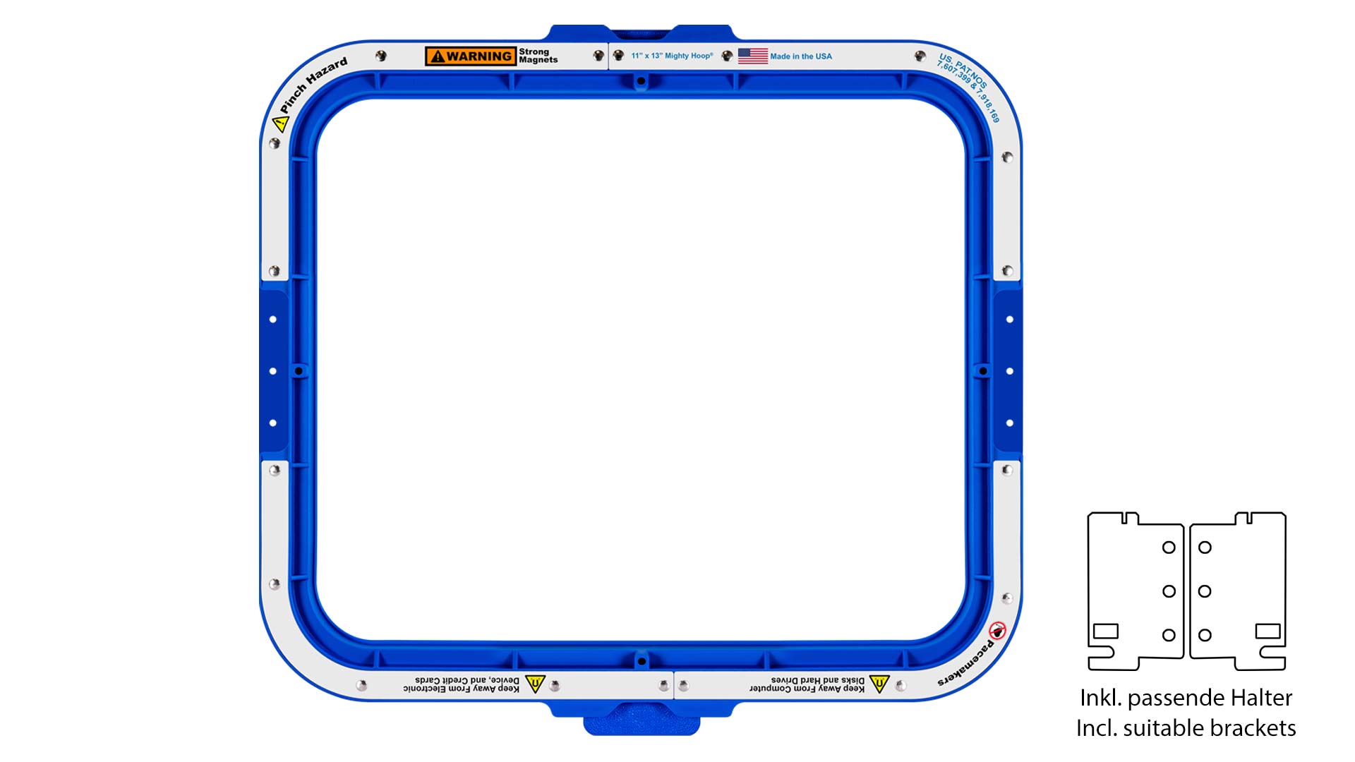 Mighty Hoop 11" x 13" für SWF 500 at ZSK Stickmaschinen